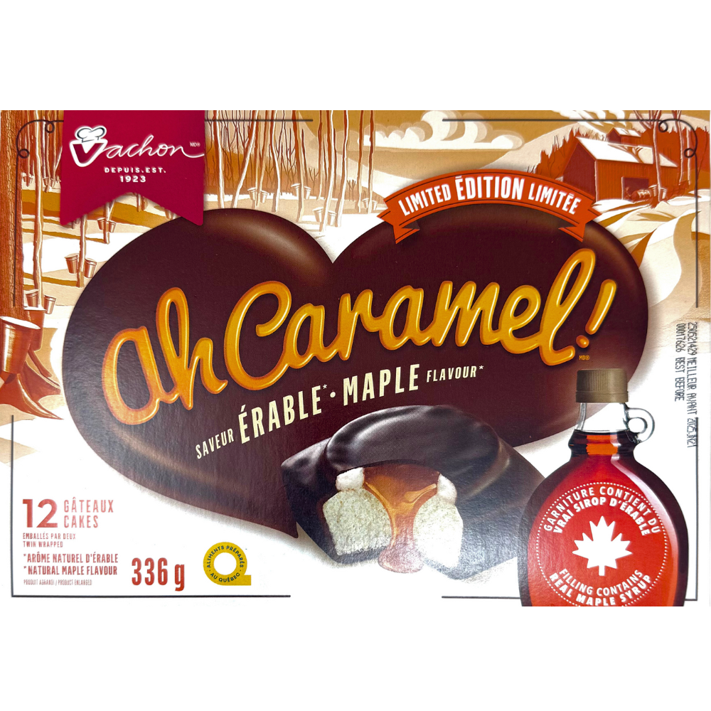 Vachon Ah Caramel Maple Cakes - 336g | Candy Funhouse US
