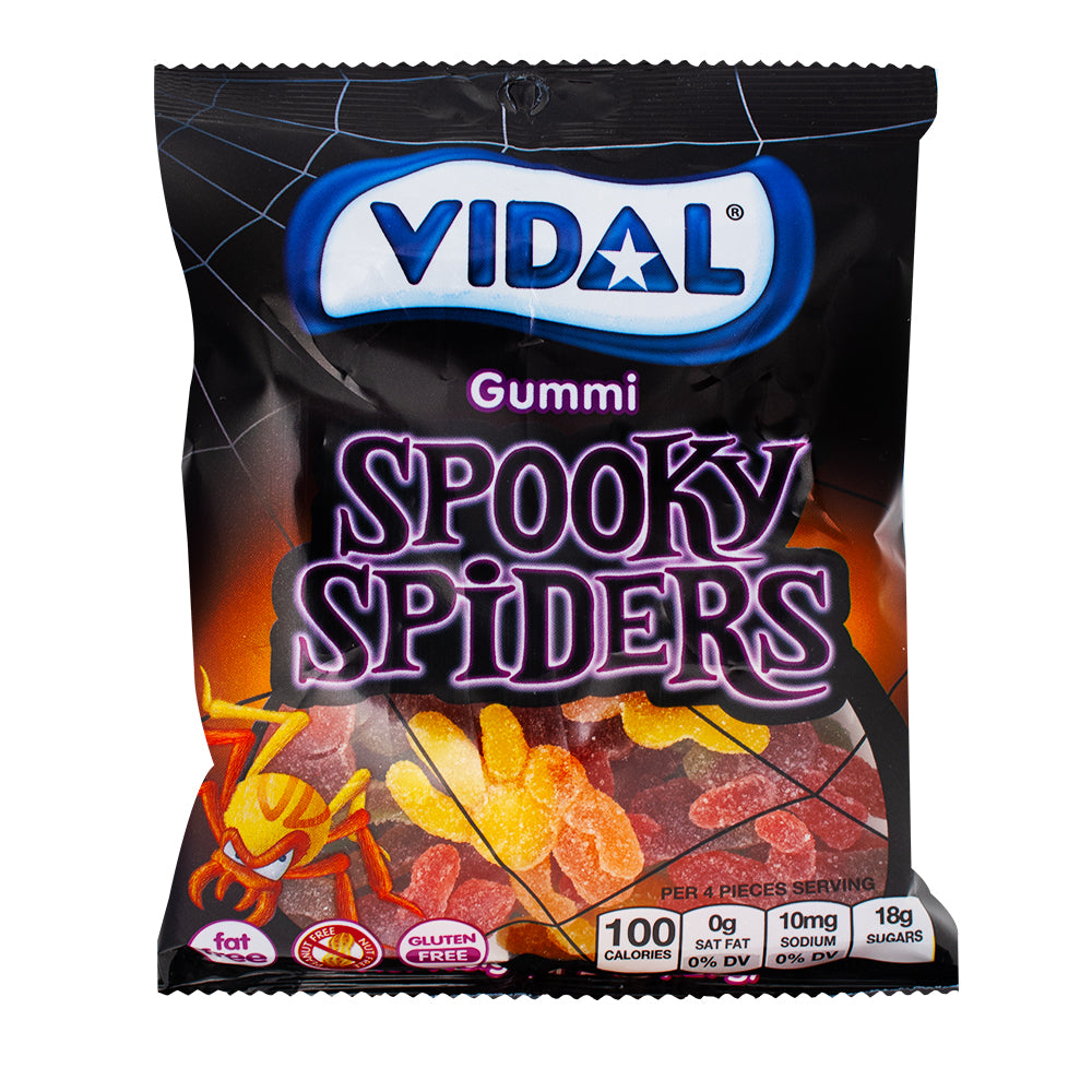 Vidal Spooky Spiders | Candy Funhouse US