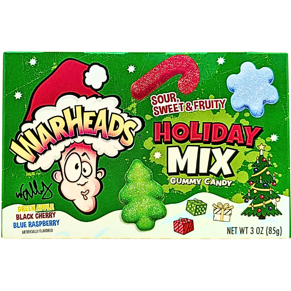 Warheads Sour Holiday Mix Gummies - 3oz | Candy Funhouse US