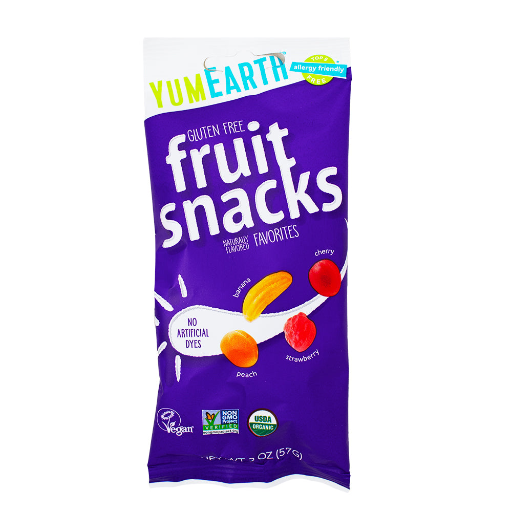 YumEarth Organic Fruit Snacks - 2oz | Candy Funhouse US