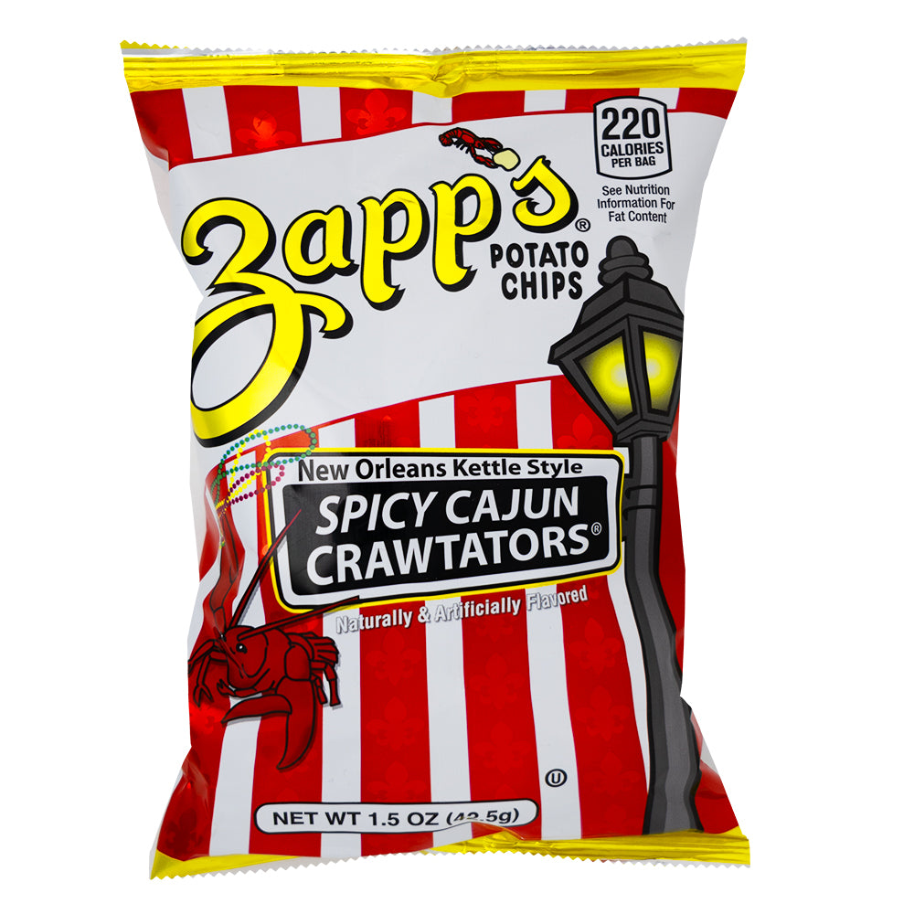 Zapp's Spicy Cajun Crawtators Chips | Candy Funhouse – Candy Funhouse US