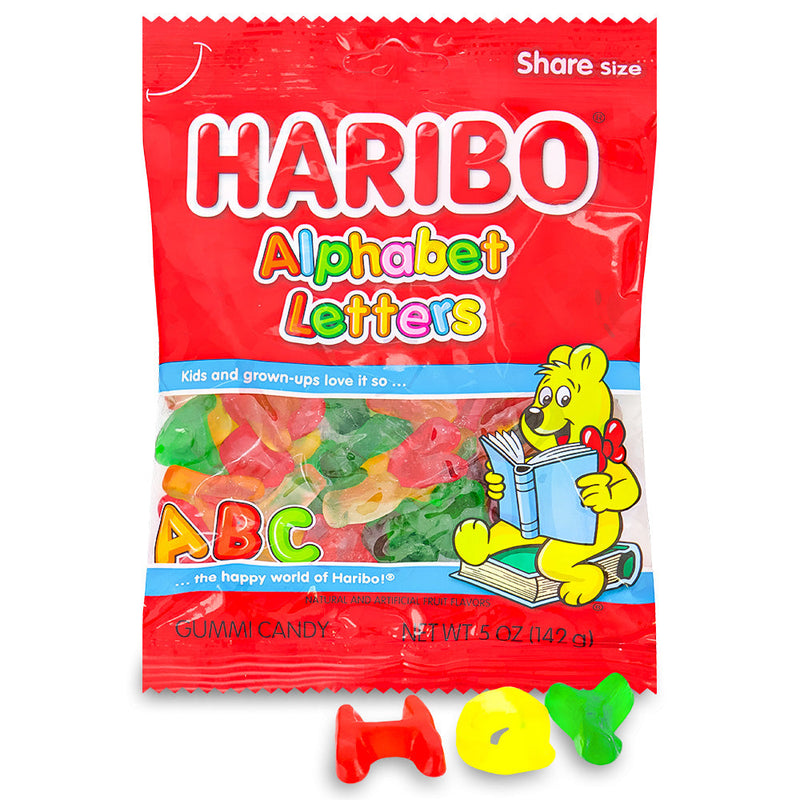 Haribo Alphabet Letters Gummy Candy | Candy Funhouse
