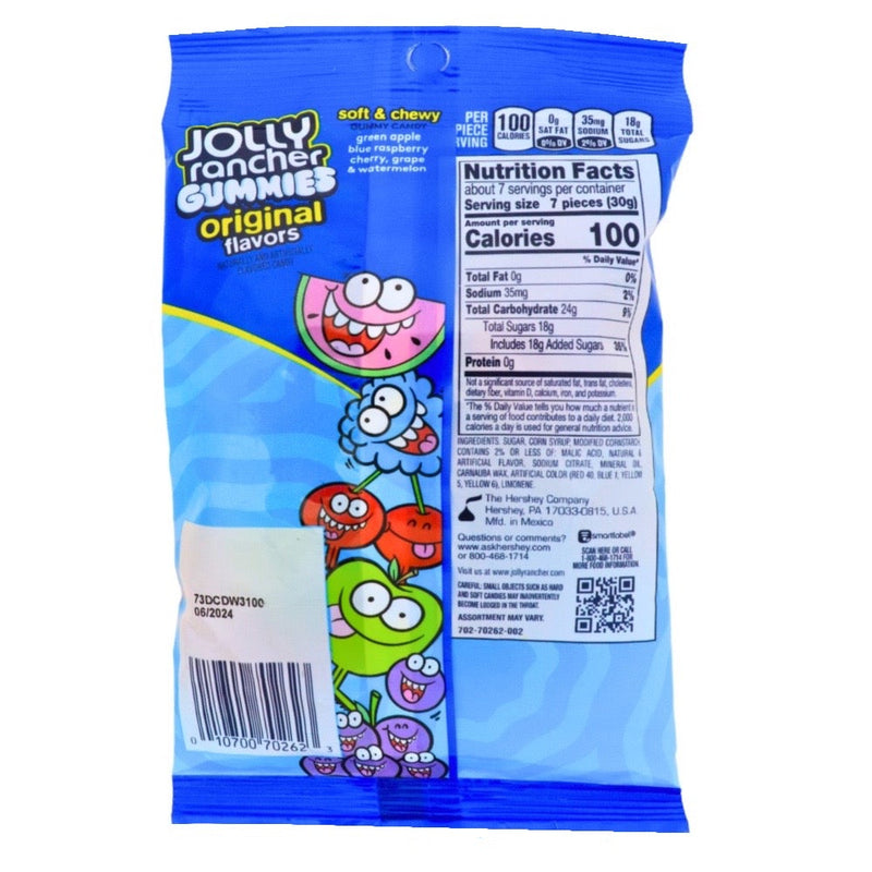 Jolly Rancher Gummies Original Flavours-5 oz.