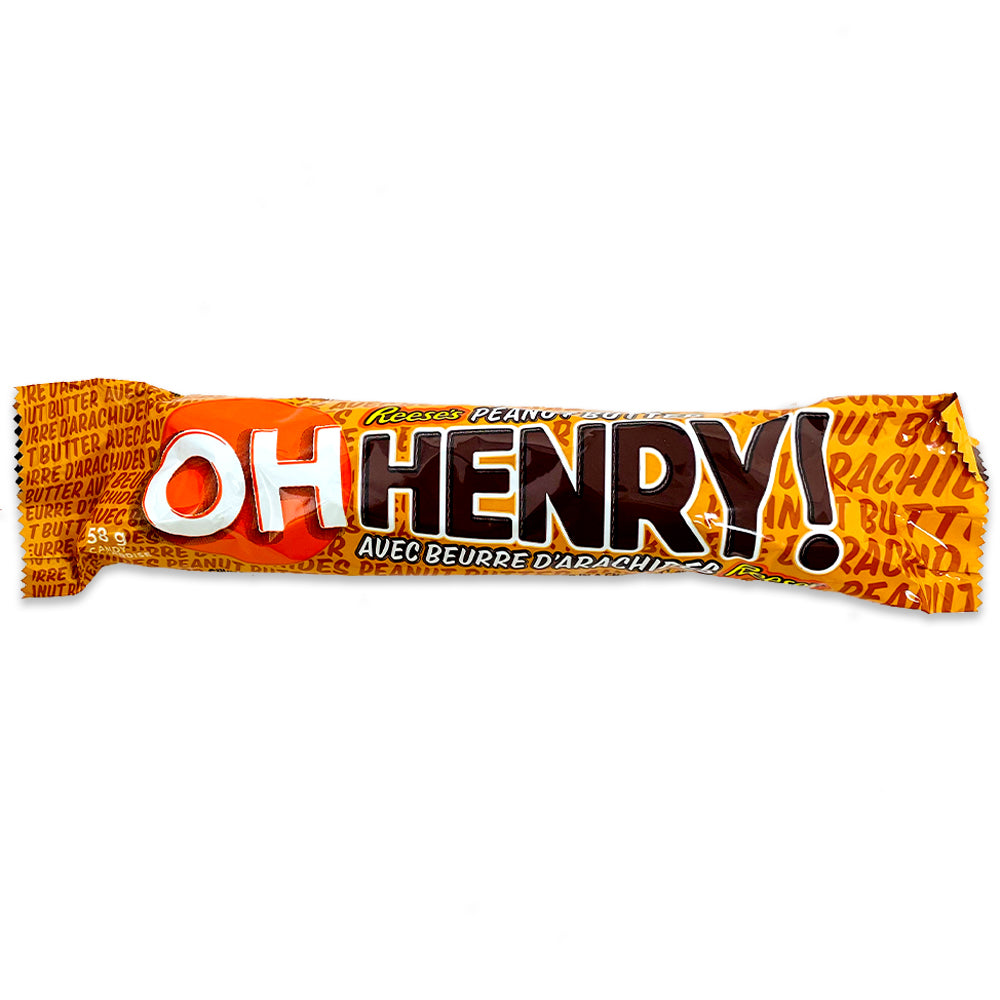 Oh Henry! Reese's Peanut Butter Bar 58g | Candy Funhouse US