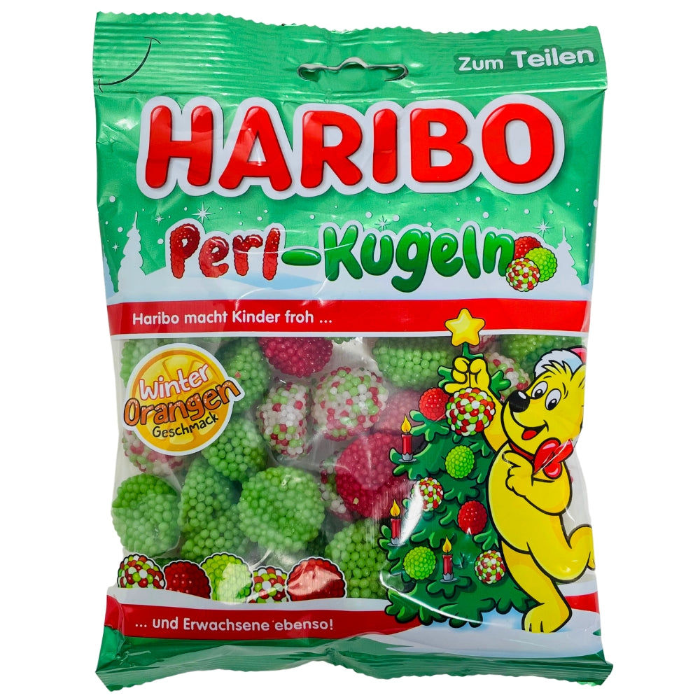 Haribo Christmas Ornament Balls Pearl Jelly Candy | Candy Funhouse ...
