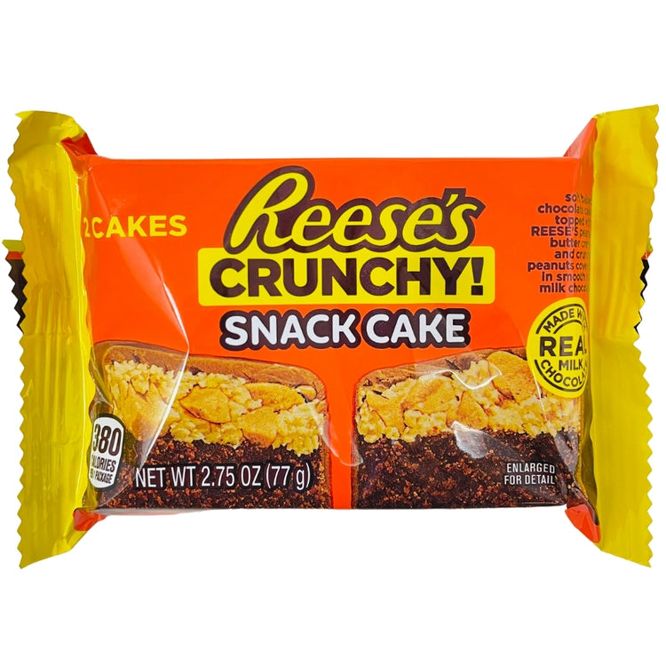Reese's CRUNCHY! Snack Cake - 2.75oz | Candy Funhouse – Candy Funhouse US